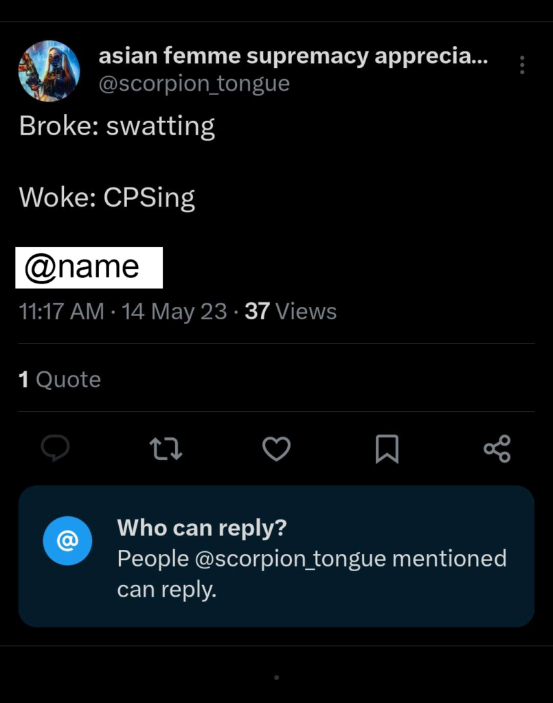 Sadie Threatening State Violence – Sadie Farrell Sends Doxxes to Andy Ngo