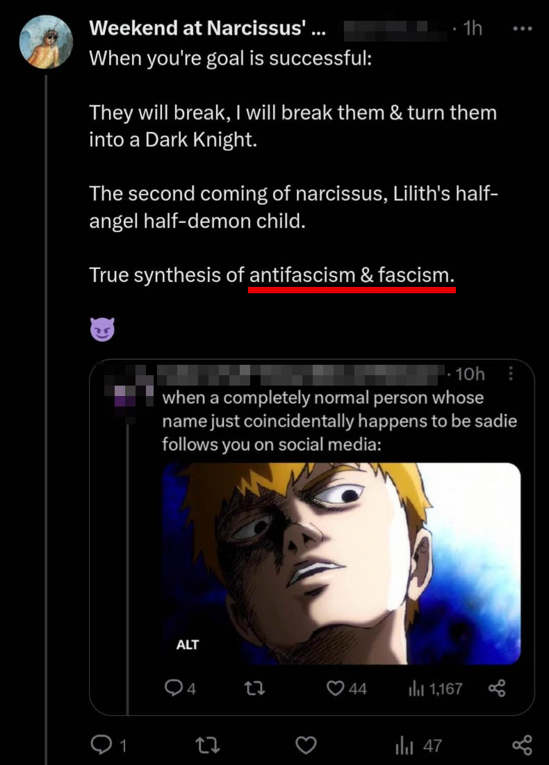 Sadie Farrell Sends Doxxes to Andy Ngo – do not approach, do not engage ...